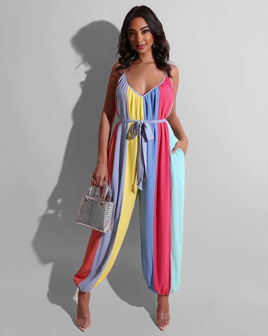 Ready for Spring Colorblock Jumpsuit – Sassy2