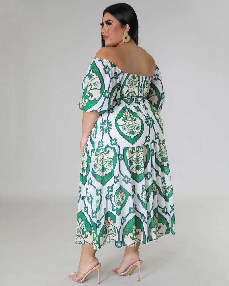 Spring Overseas Off-Shoulder Dress – Sassy2