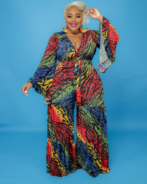 Colorful/Print Chaka Jumpsuit|JUMPSUIT – Sassy2