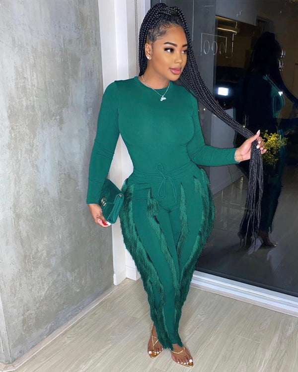 FRINGE SET (LONG SLEEVE) – Sassy2