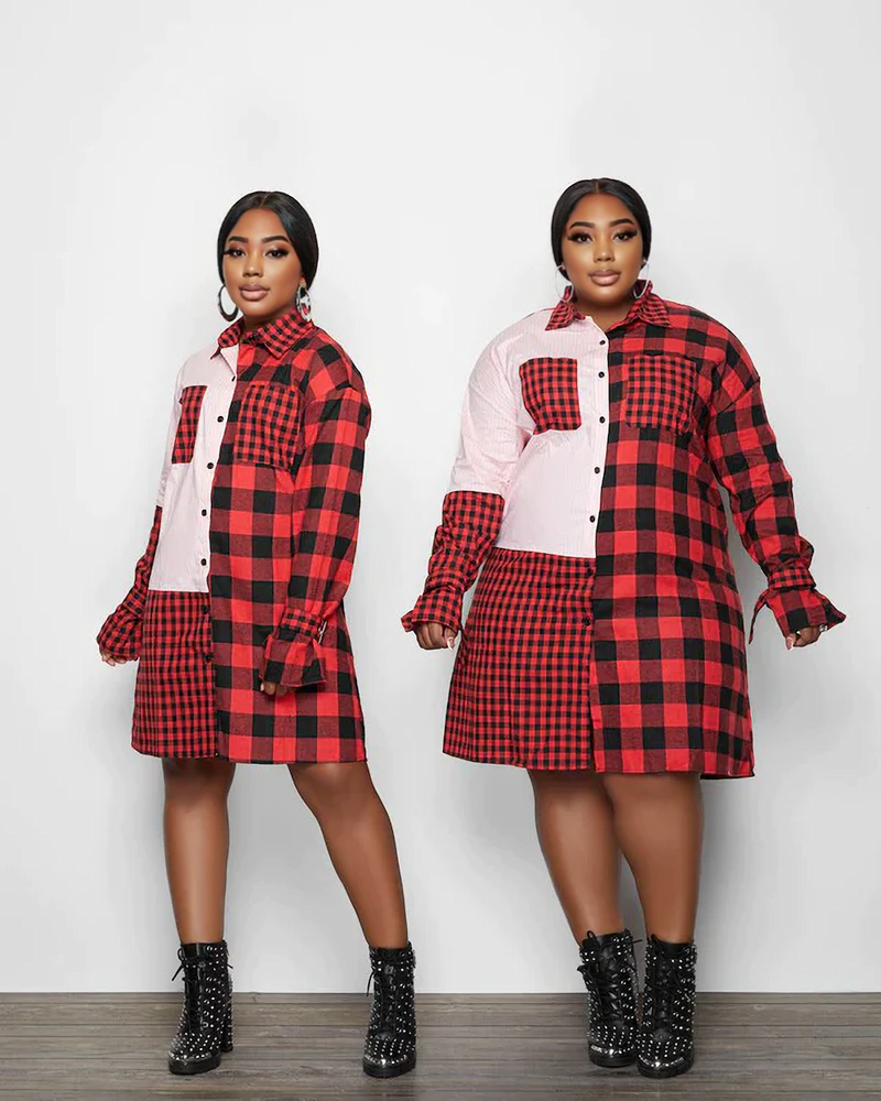PLAY CHECKERS DRESS – Sassy2