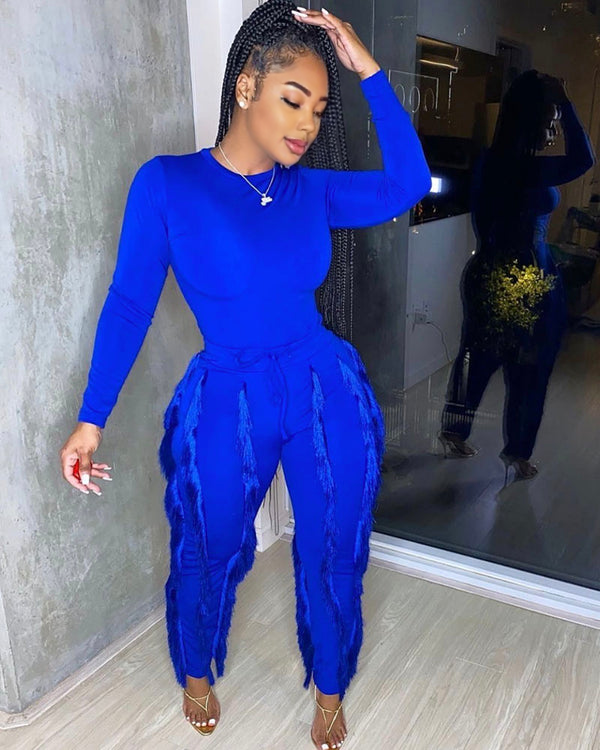 FRINGE SET (LONG SLEEVE) – Sassy2