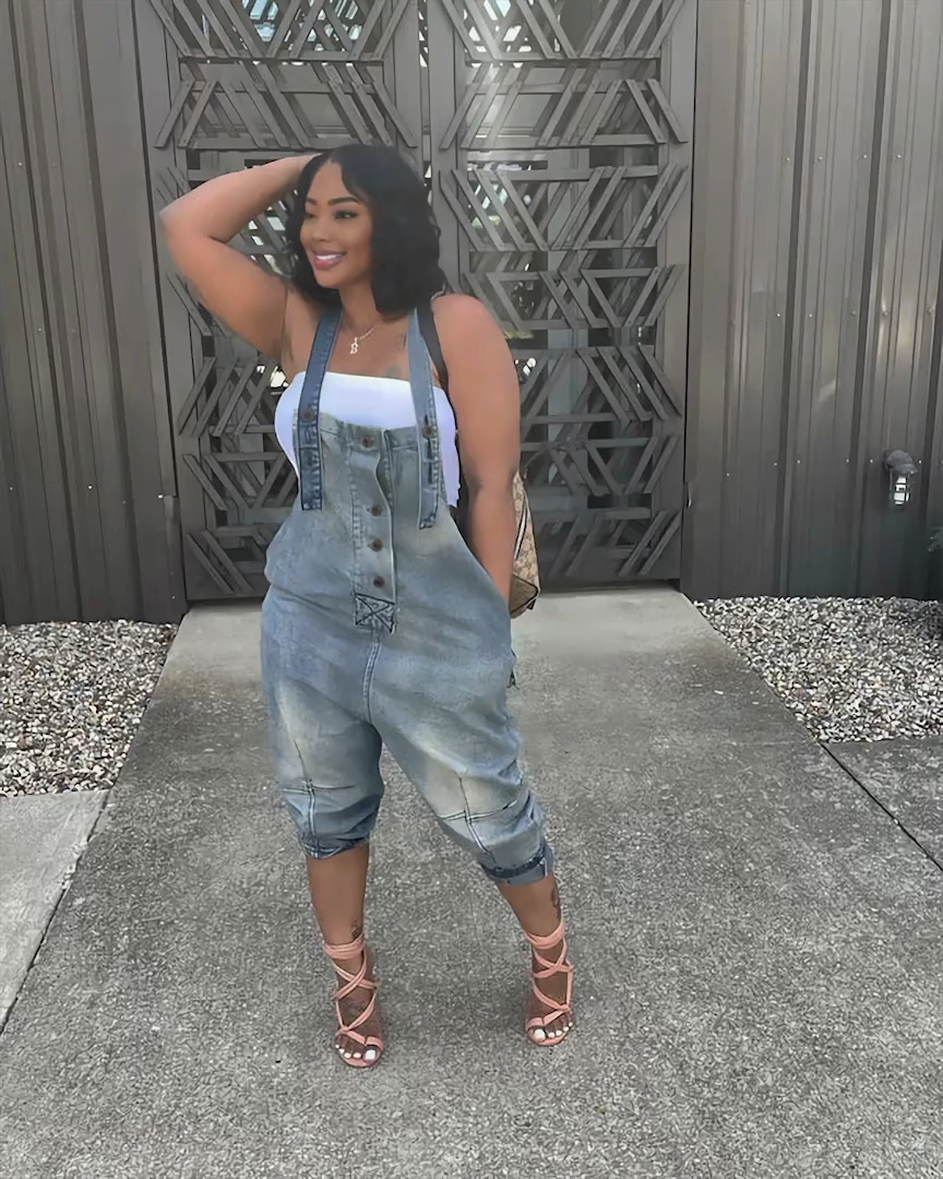 Retro Style Denim Jumper – Sassy2