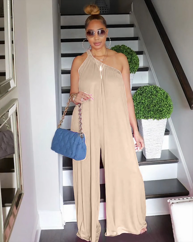 ONE SHOULDER FLOW JUMPER – Sassy2