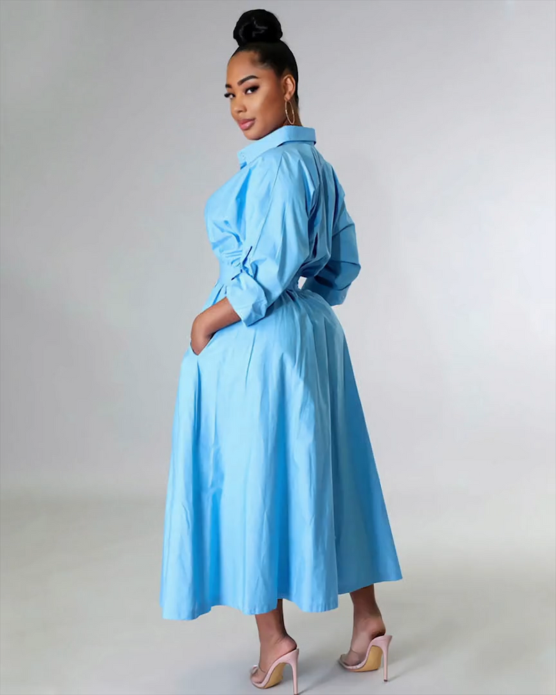 Shayla Shirt Dress – Sassy2