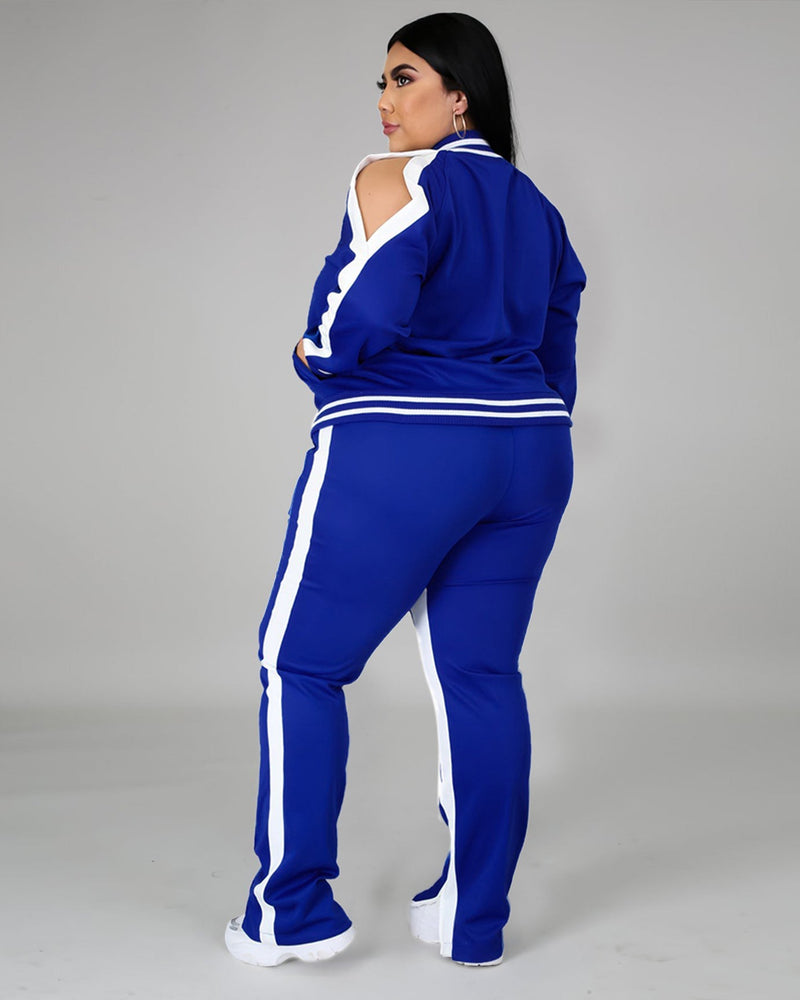 Janay Cold Shoulder Tracksuit – Sassy2