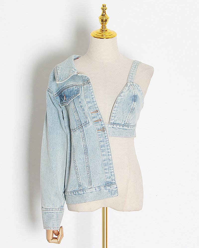Half Yours Denim Jacket – Sassy2