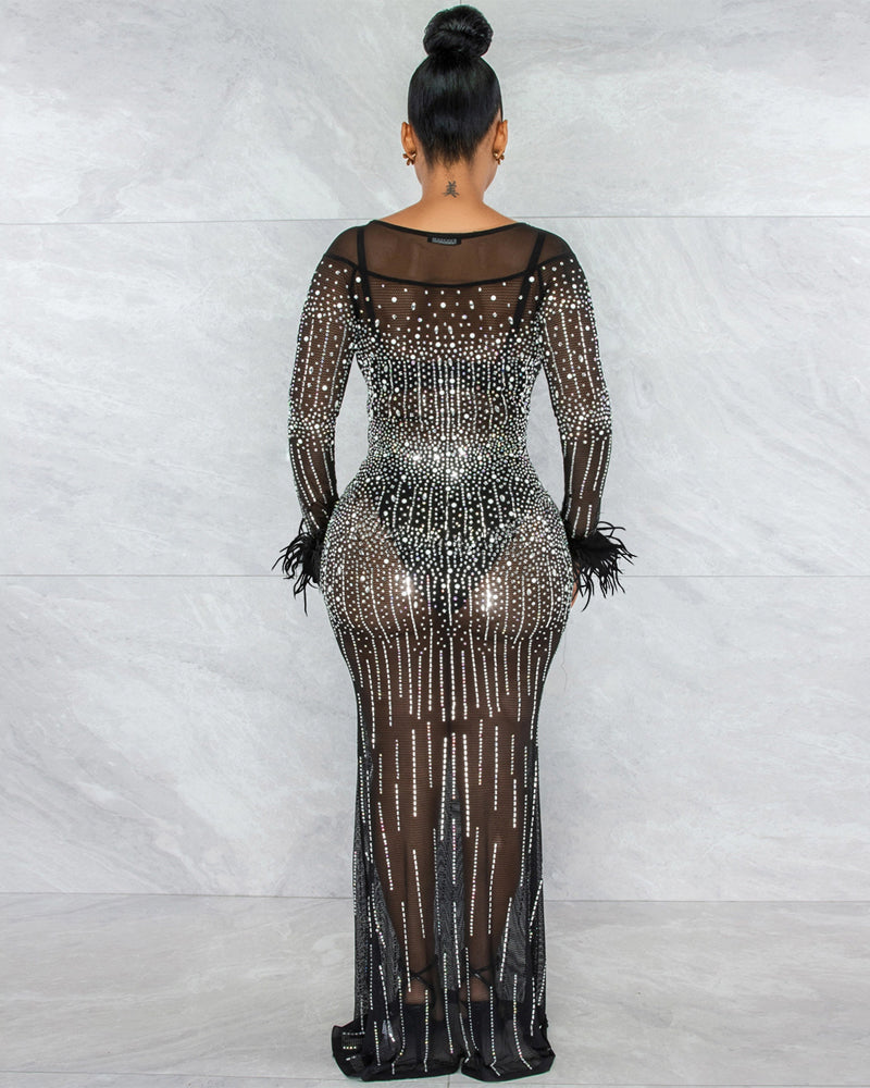 Party Sequin Perspective Dress – Sassy2